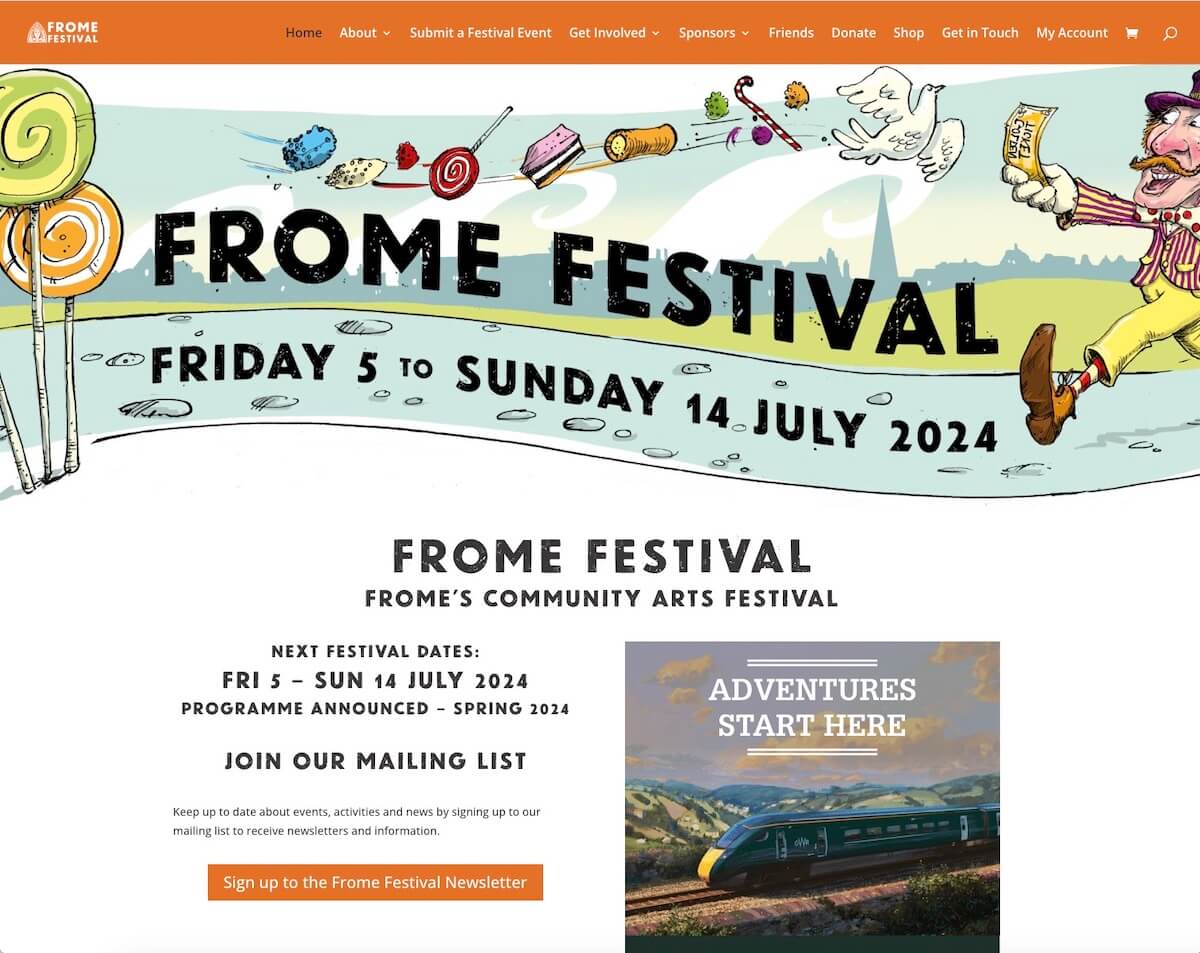 Frome Festival | Webzang Webzang